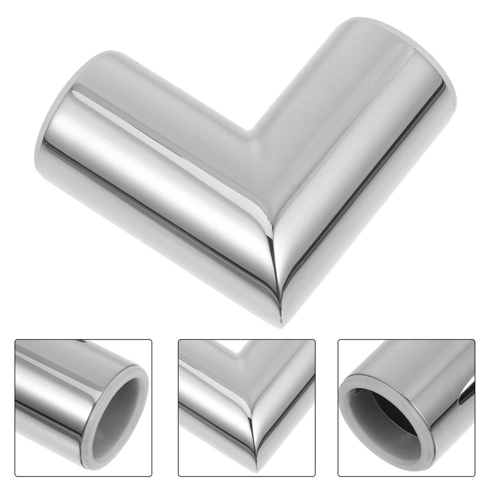 Structural Pipe Glass Door Fitting Reinforcement Elbow Connector | eBay ...