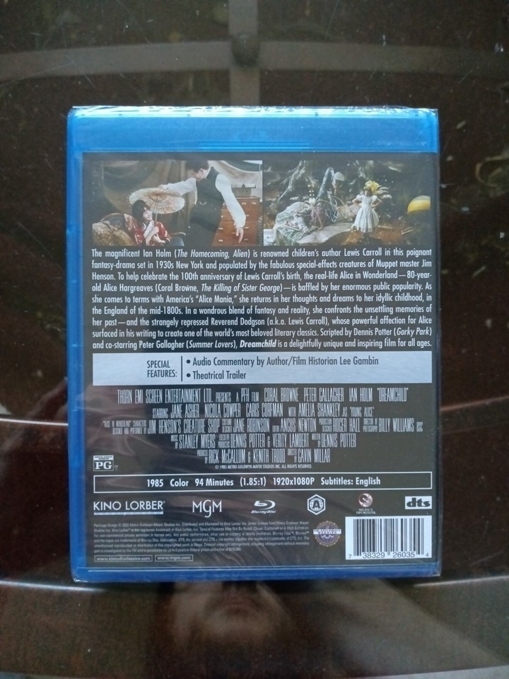 Dreamchild (Blu-ray, 1985) Brand NEW - Kino Lorber Studio Classics ...