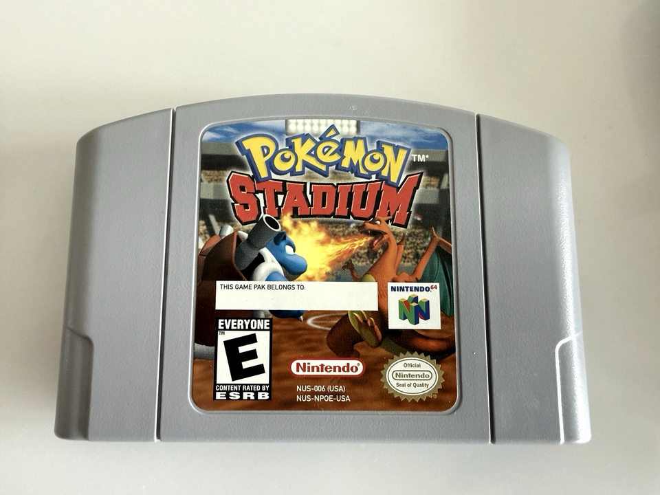 Nintendo 64 N64 Pokemon Stadium Battle Set Console Inserts Expansion ...