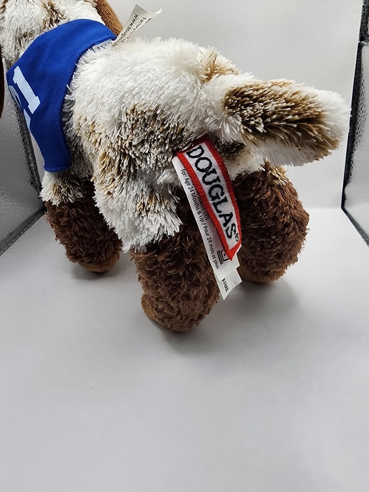 Douglas Cuddle Toys Plush Goat Bodhi Brown White Floppy Ears 8" Stuffed Animal | eBay