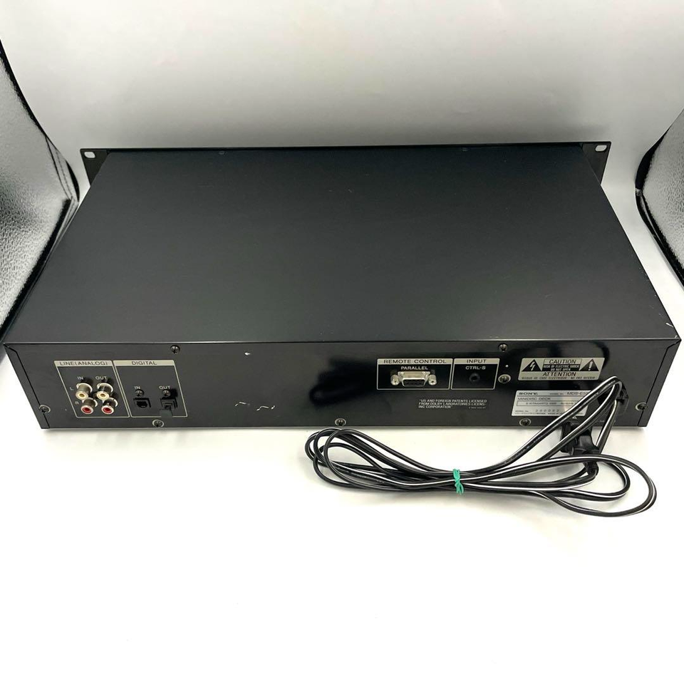 Sony MDS-E55 Pro MiniDisc Recorder Rackmount XLR Digital I/O AC100V ...