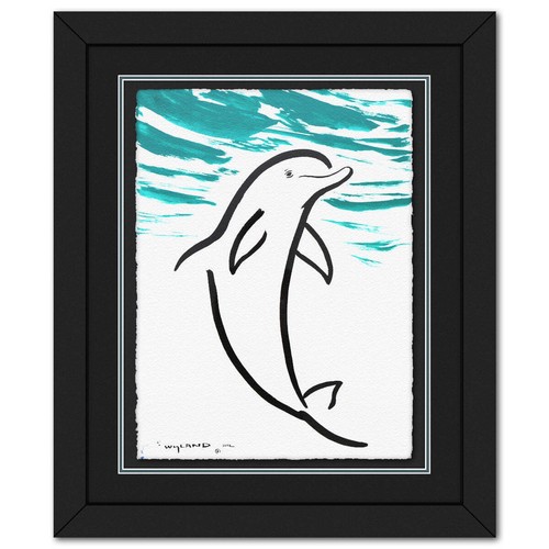 Wyland- Original Sumi Ink Painting "Dolphin" | eBay