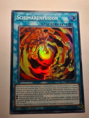 Chimera Fusion YUGIOH DUNE GERMAN SUPER RARE 1st NM 07434 | eBay