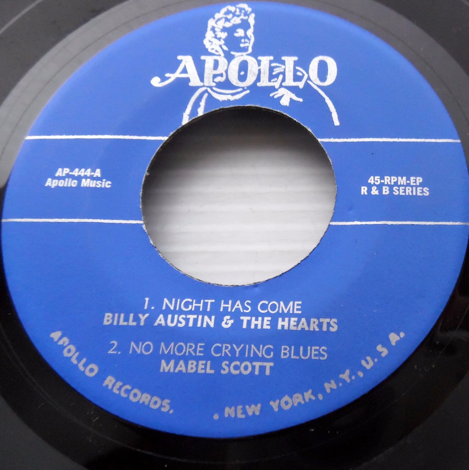 APOLLO R&B 45 ep repro Billy AUSTIN Mabel SCOTT Eddie BOYD Clarence ...