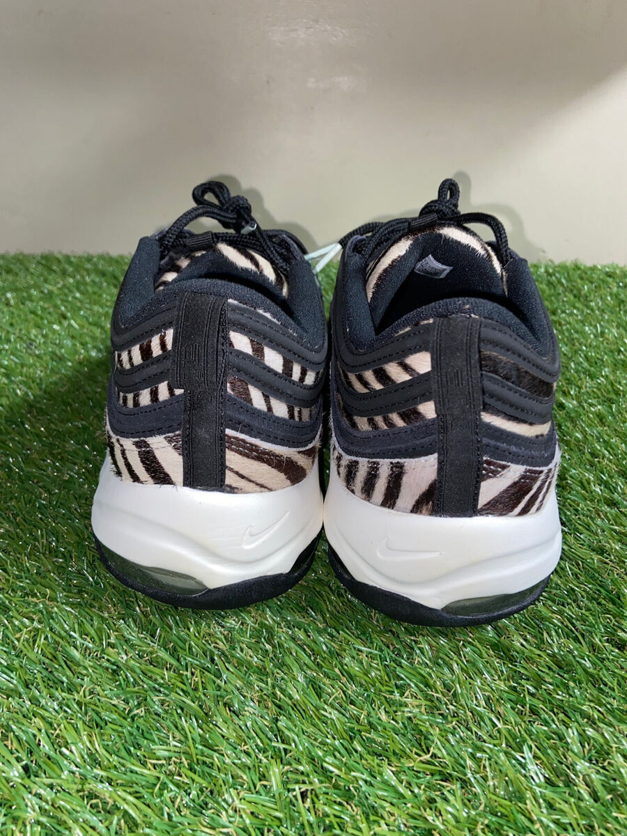 Nike Air Max 97 G NRG Golf Shoes Zebra Fur Black Sail DH1313 Nike Air Max 97 G NRG Golf Shoes Zebra Fur Black Sail DH1313