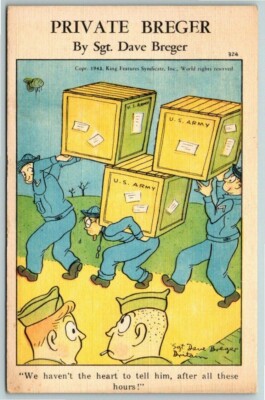 Private Breger~ By Sgt Dave Breger~ 1943 Comic WWII Military~ Militaria ...