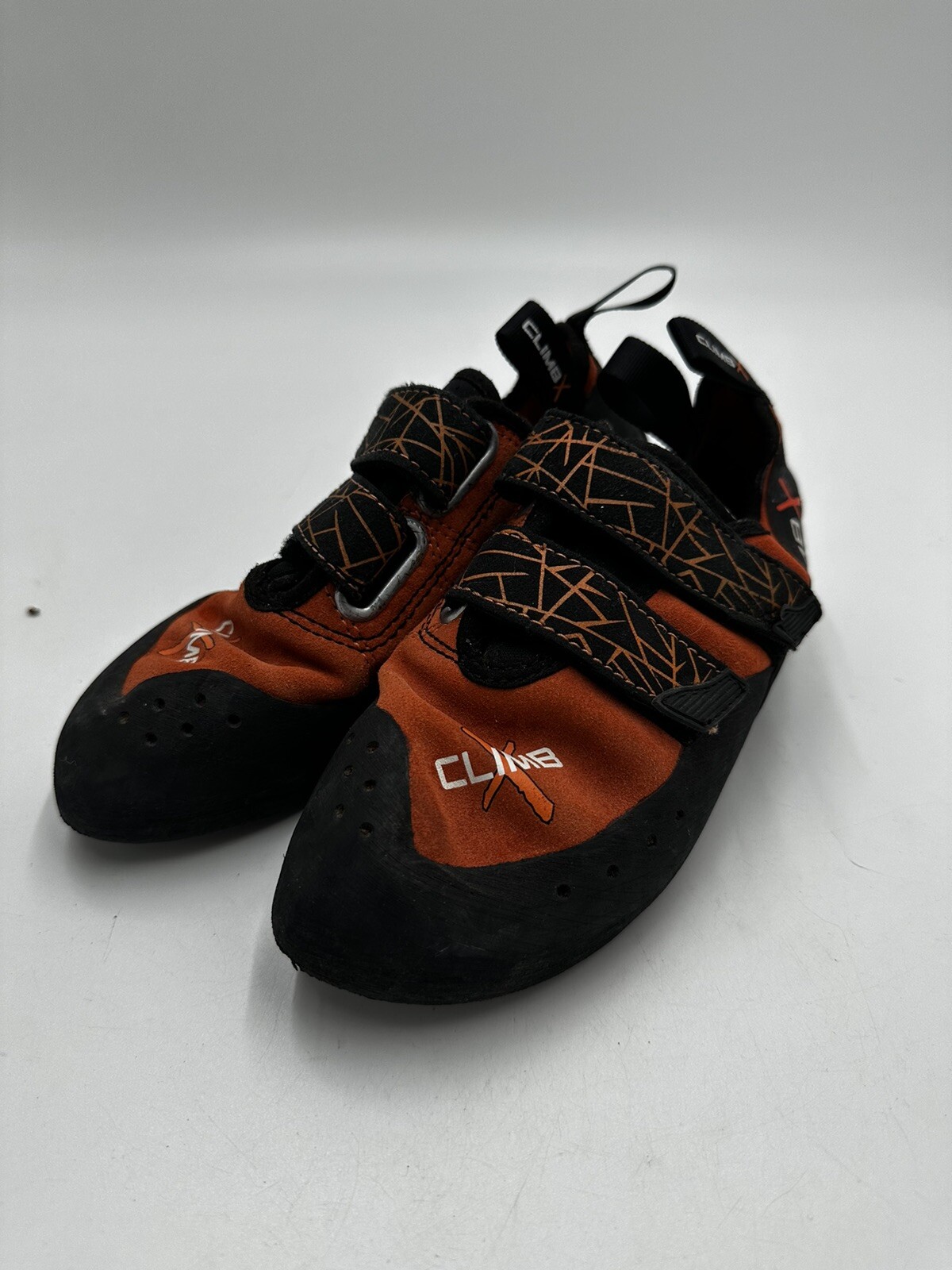 CLIMBX Rave Strap Climbing Shoe Orange US Size 7 | eBay
