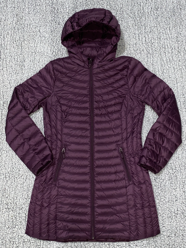 32 Degrees Heat Women's 3/4 Ultra-Light Down Packable Hooded Jacket Small S | eBay