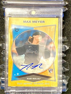 2023 Topps Brooklyn Collection Max Meyer Rookie ON-CARD AUTO Gold /50 ...