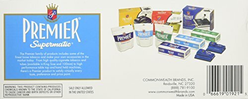 Premier King Size Light Cigarette Tubes [50 boxes] | eBay