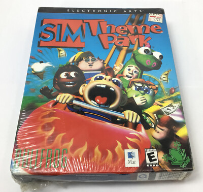 Vintage 1999 SIM Theme Park PC Game Bullfrog Electronic Arts Rare New | eBay