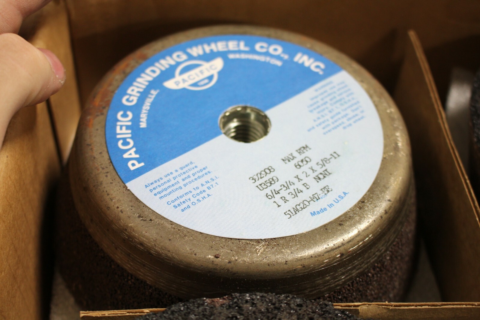 Pacific Grinding Cup 51AG20-M7-BE 6050 RPM NEW | eBay