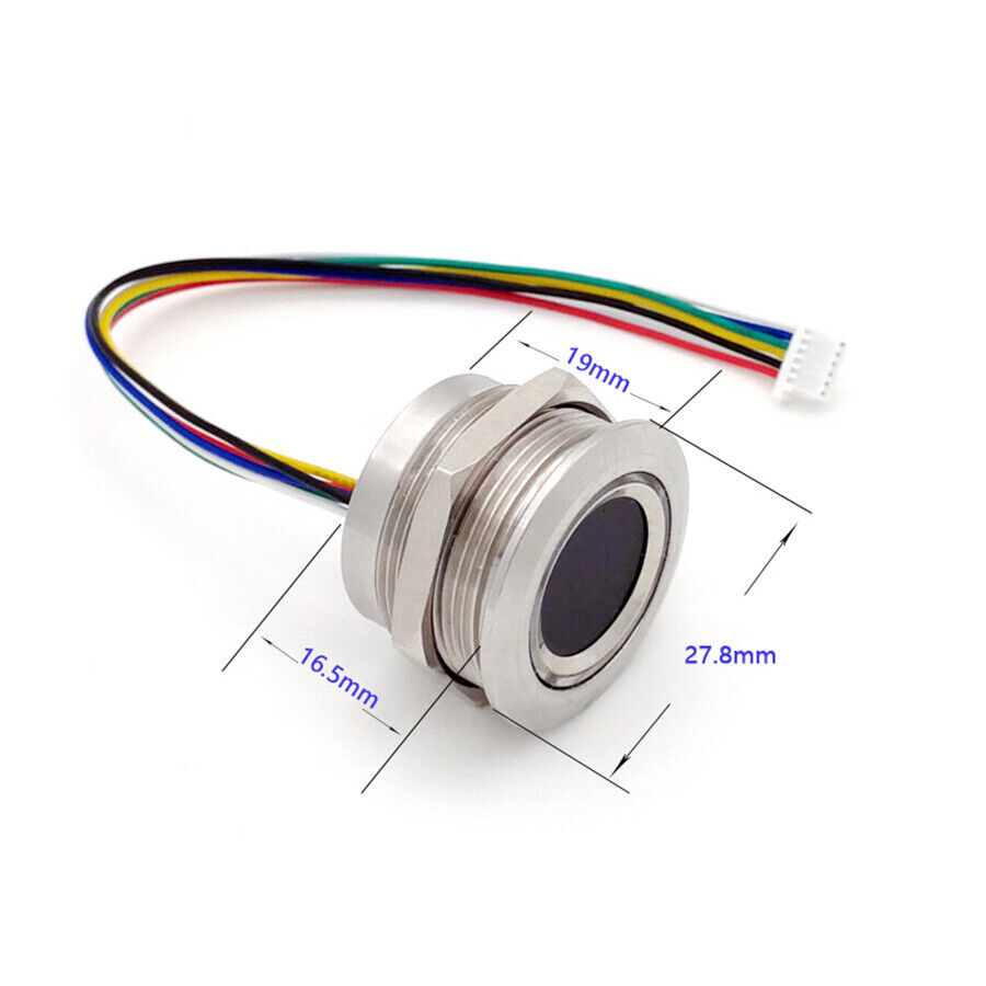 1x 12V LED Car Fingerprint Control Module Switch Start & Lock For Door ...