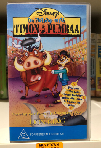 ON HOLIDAY WITH TIMON & PUMBAA - VHS | eBay