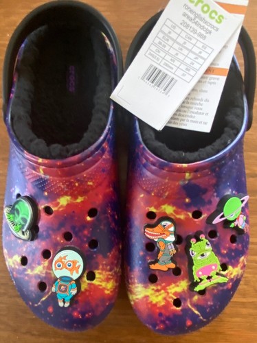 Crocs x Ron English WHIN Lined Clogs - Kids Size J6 - Aliens Universe ...