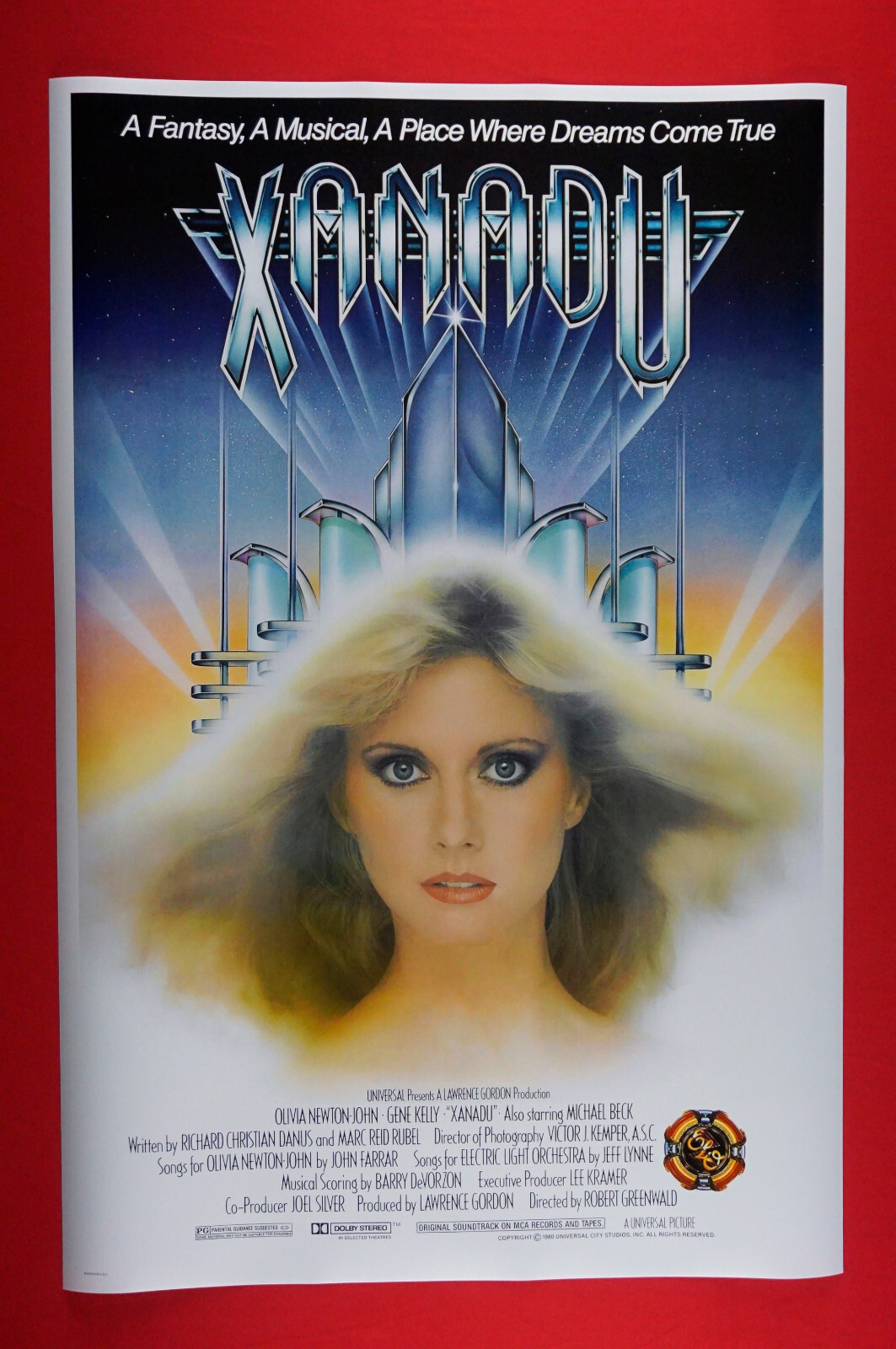 Xanadu Olivia Newton-John Fantasy ELO Movie Art Print Poster 24X36 XANA ...