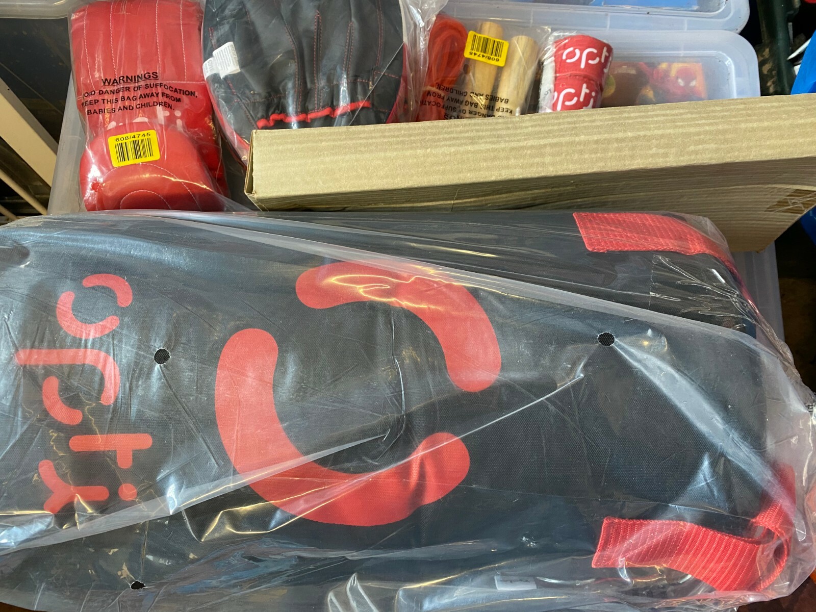 OPTI DELUXE BOXING SET & 2FT BAG | eBay