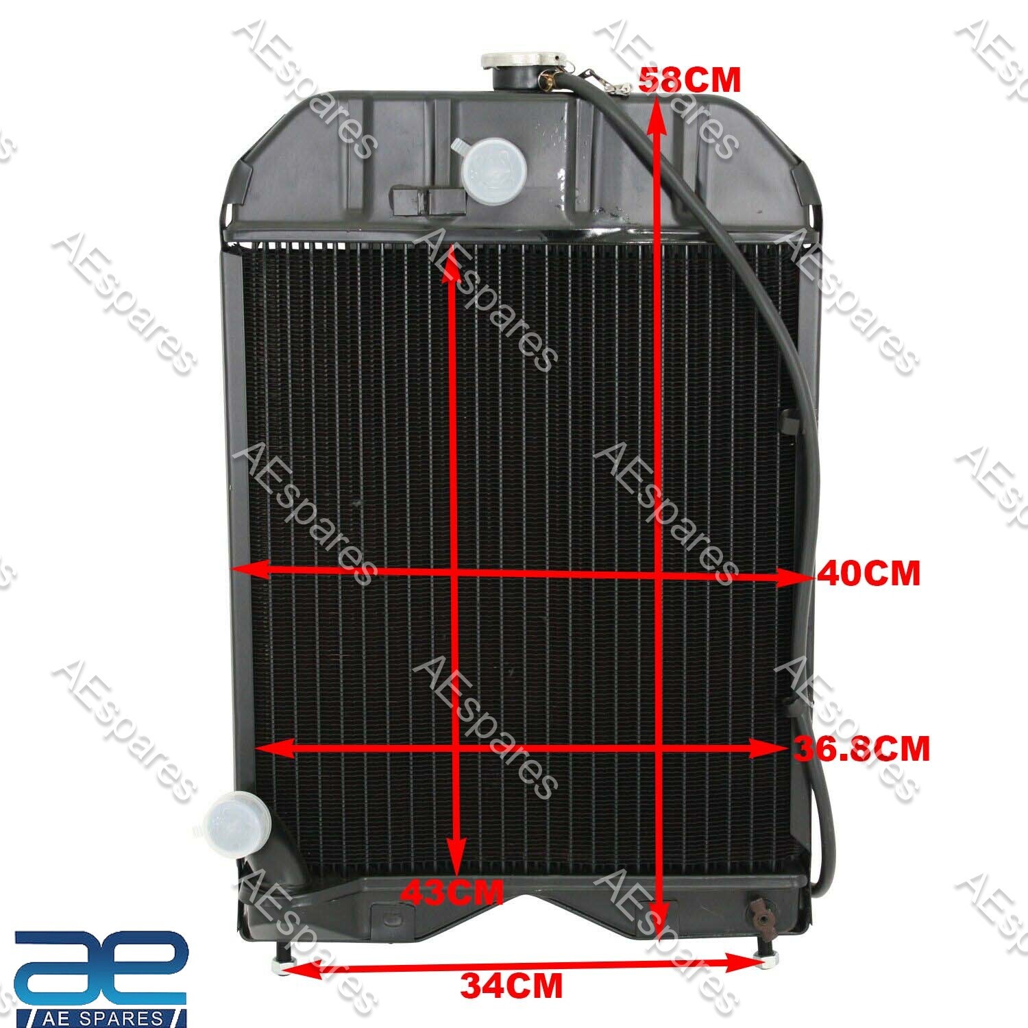 Radiator Fits For Massey Ferguson 35 Diesel 135 35FE 35X OEM 894319M92 ...