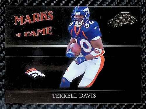 2006 Playoff Absolute Memorabilia - Marks of Fame Terrell Davis #MF ...