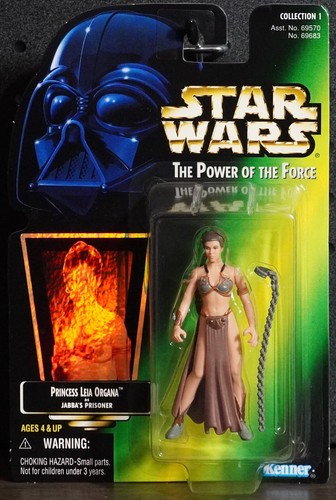 PRINCESS LEIA ORGANA Star Wars POTF 2 Green Card Figure (Hologram ...