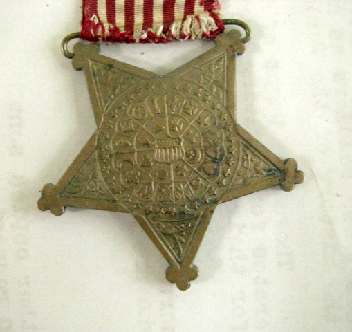 CIVIL WAR GAR MEMBERSHIP BADGE VETERAN NUMBERED | eBay