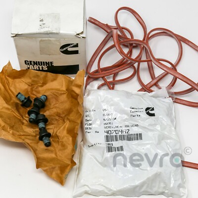 Cummins 4089995 Front Gear Cover Seal Kit with 4070462 Hexagon Head ...