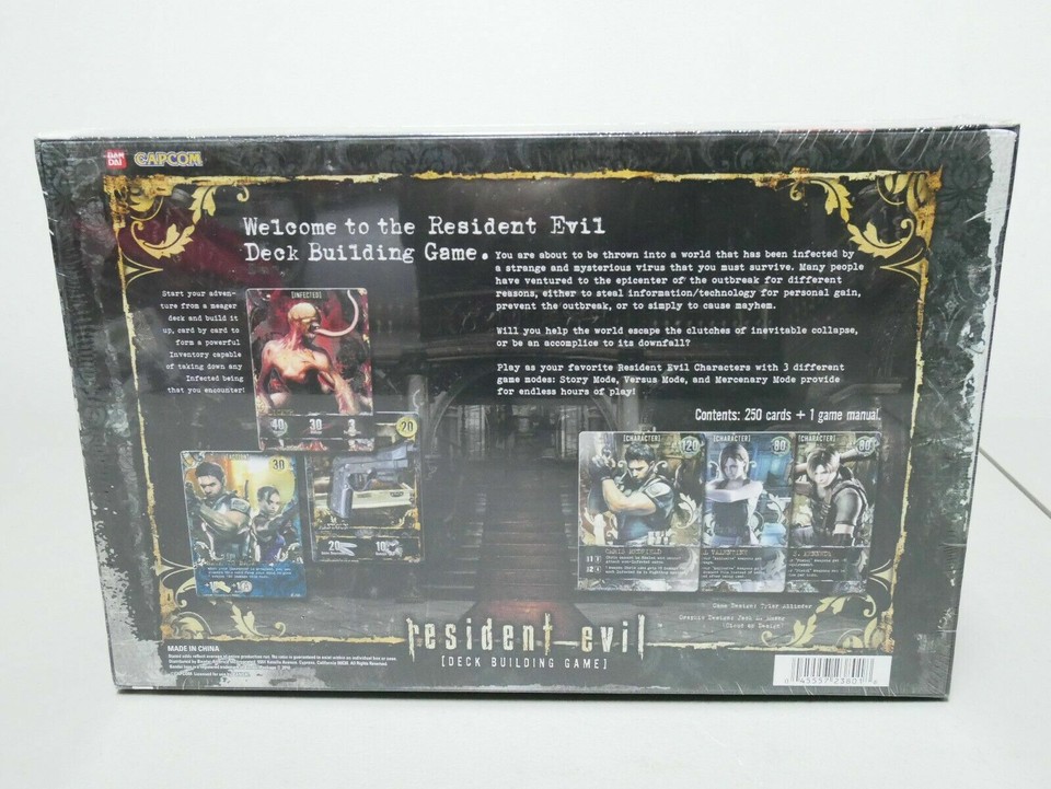 Resident Evil Deck Building Game New Factory Sealed in Box Mint ...