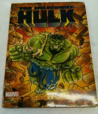 2002 The Incredible HULK coloring & activty book by Marvel | eBay