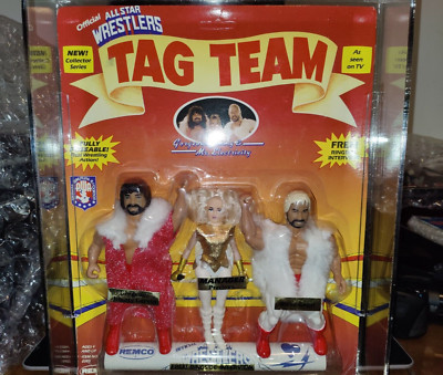 Remco ljn AWA/wwf All Star wrestling Garvin/Regal/Precious figure moc ...