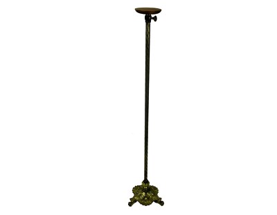 Stockman Marked Hat Floor Stand Rack Brass Ornate Exceptional Extremely ...