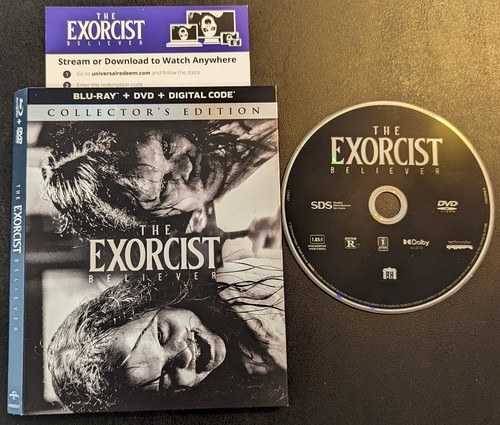 The Exorcist: Believer (2023) DVD + Slipcover + Digital Code READ ...