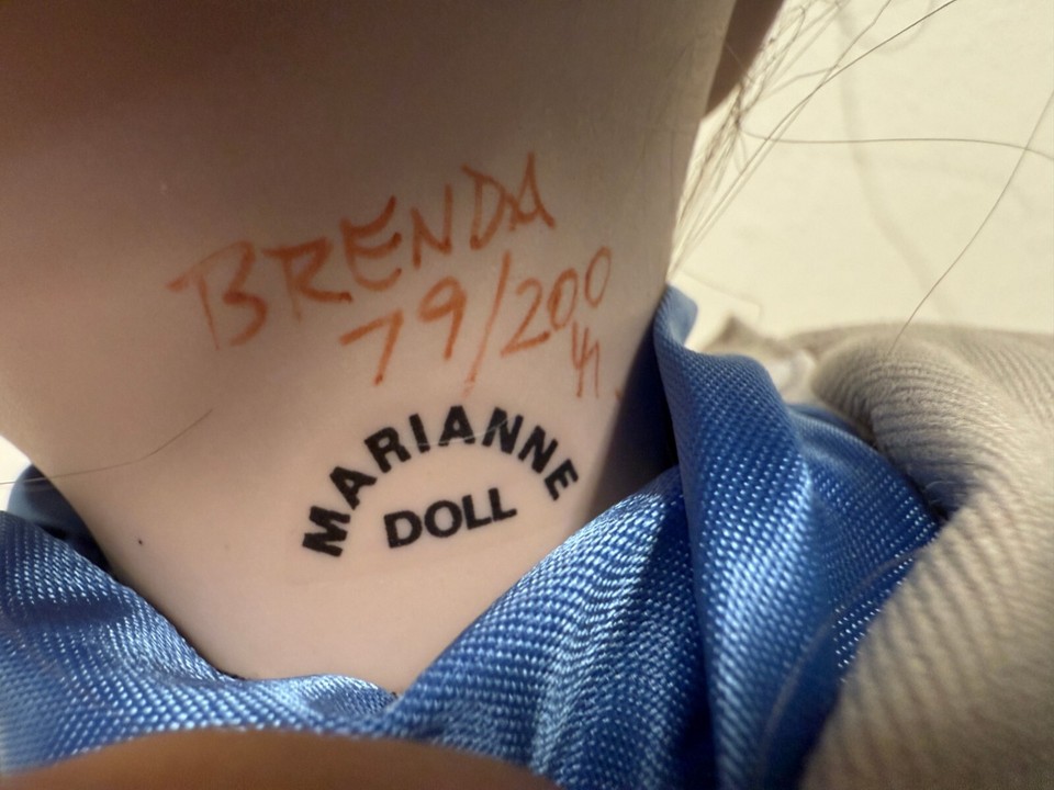 Brenda Burke doll Arabella Wax over Porcelain 1990 No. 79 w/ COA – 200 ...