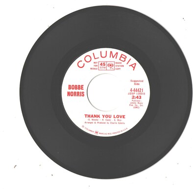 BOBBE NORRIS--7'-PROMO 45--(TAKE ME BACK/THANK YOU LOVE)---EX | eBay