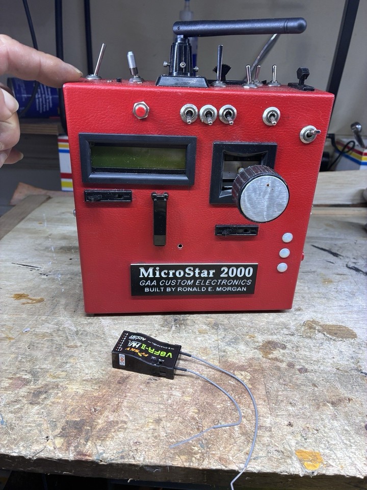 Single Stick Morgan Microstar 2000 2.4 Frsky W Receiver R/c Model Airplane | eBay