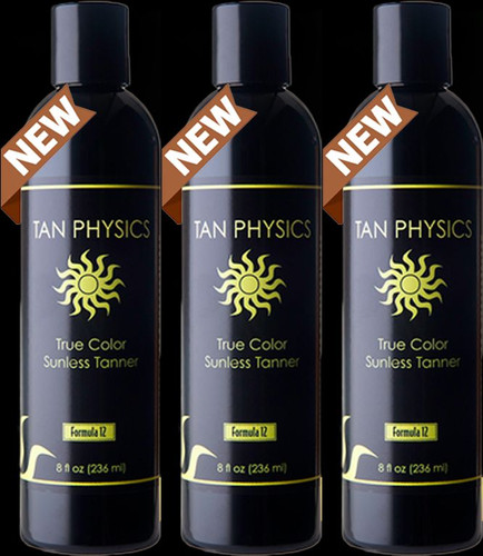 Lot of 3 Tan Physics True Color Sunless Self Tanner Tanning Lotion ...