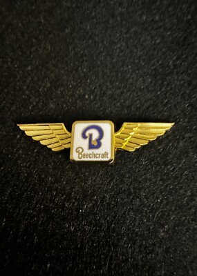 Beechcraft Wings Lapel Pin Aviation Aircraft Airplane for Hats , Vests ...