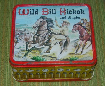 WILD BILL HICKOK AND JINGLES METAL LUNCH BOX 1955 ALADDIN NO THERMOS | eBay