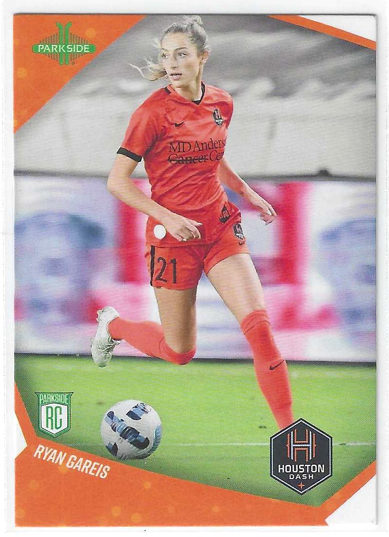 2022 PARKSIDE NWSL ROOKIE RC #144 RYAN GAREIS HOUSTON DASH | eBay