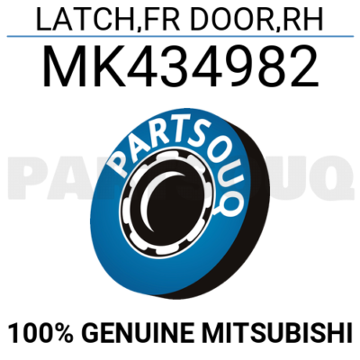 MK434982 Genuine Mitsubishi LATCH,FR DOOR,RH | eBay