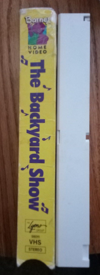 Barney~The Backyard Show (VHS-1988) Original Cast~Printed Tape/+1 Ship ...