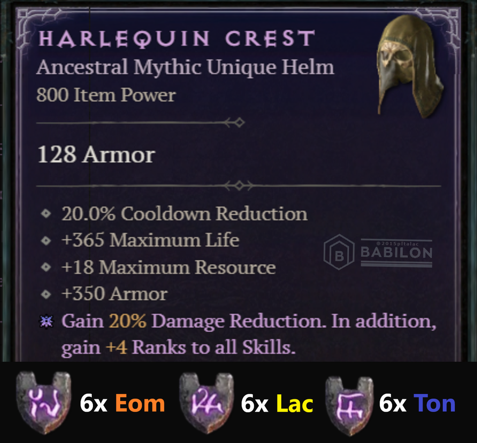 DIABLO 4 SEASON 12 Mythic Uniqes Rune Set &All Runes PC PS4 PS5 XBOX ...