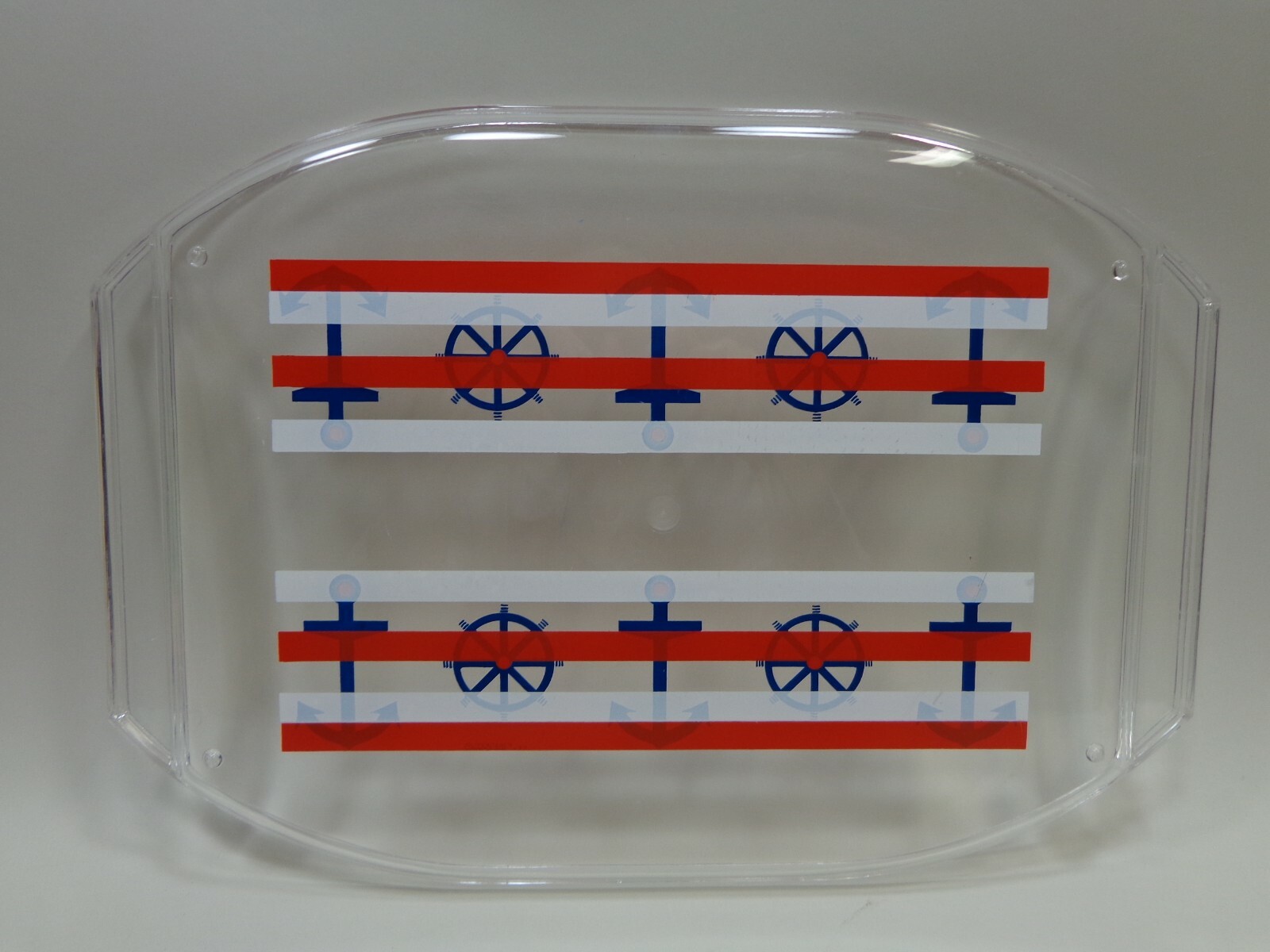 Vintage Culver Encounters Large Acrylic Serving Tray Nautical | eBay
