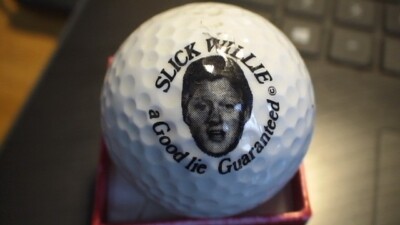 THE SLICK WILLIE PRESIDENT BILL CLINTON GOLF BALL ***Unbranded*** | eBay