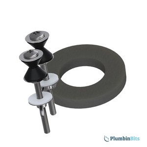Roca Close Coupled Cistern Coupling Fixing Kit & Foam Washer Seal ...