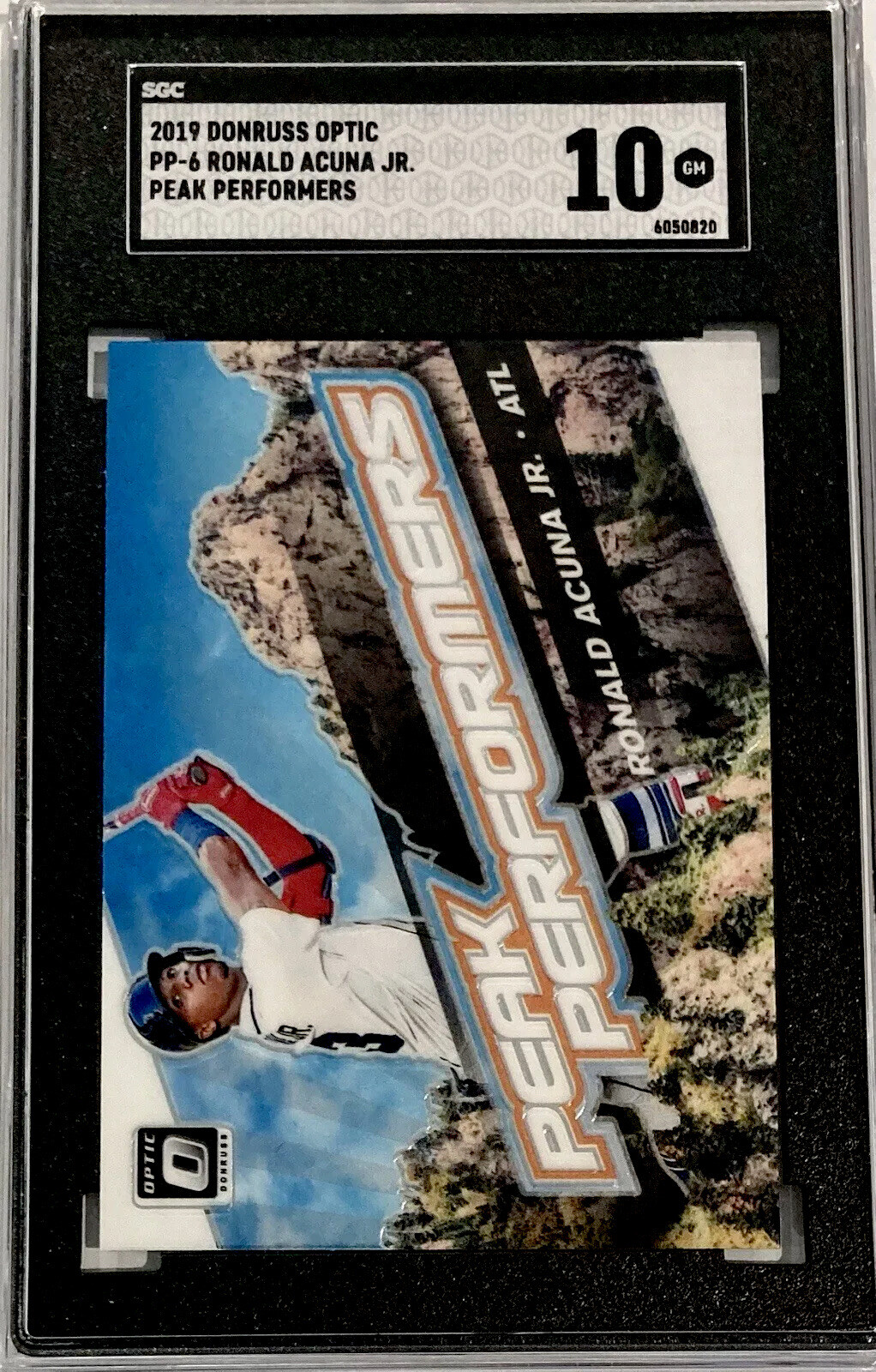 2019 Donruss Optic PP-6 Ronald Acuna Jr. Peak Performers SGC 10 GEM ...