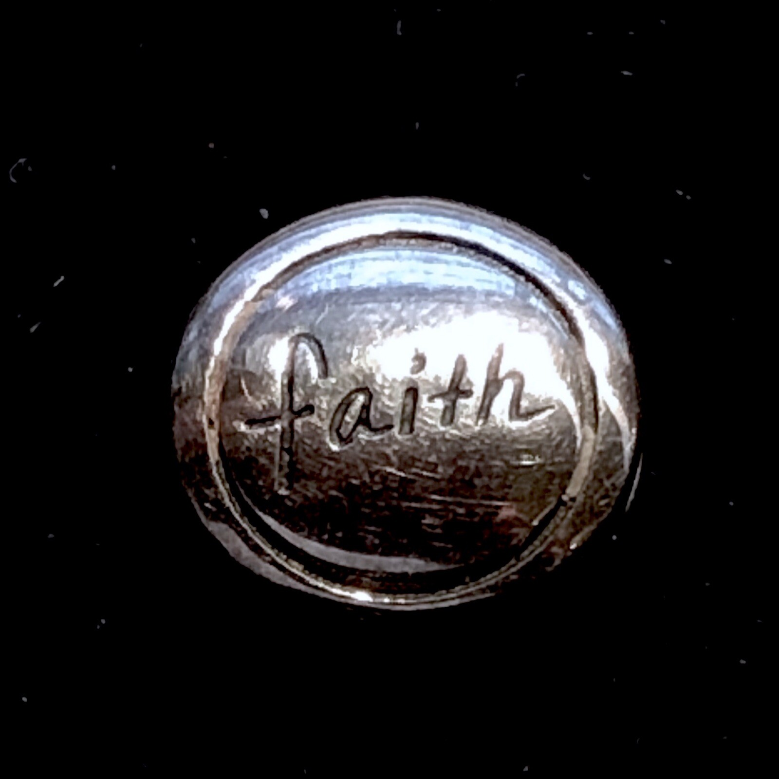 PANDORA "Faith" Charm 925 Sterling Silver With Crystals | eBay