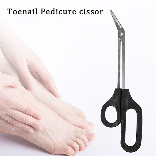 Easy Grip Toenail Scissors Clippers Long Reach Toe Nail Trimmer Cuticle ...