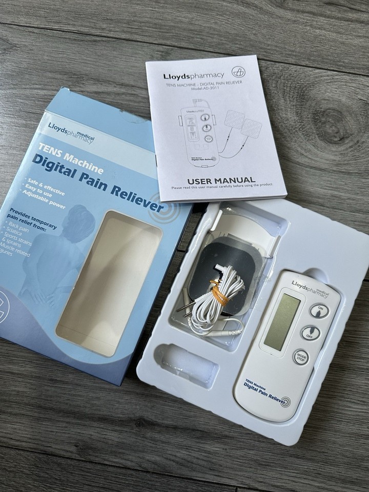 Lloyds Pharmacy Medical - Tens Machine Digital Pain Reliever, Boxed ...