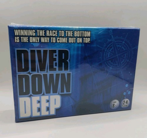 DIVER DEEP DOWN Card Game Ages 8+ 2-4 Players Topside Games Brand New ...
