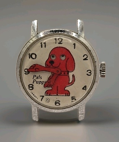 Vintage 1960’s Pals Puppy Big Red Dog Watch w/ Moving Eyes & 3D-Hands ...